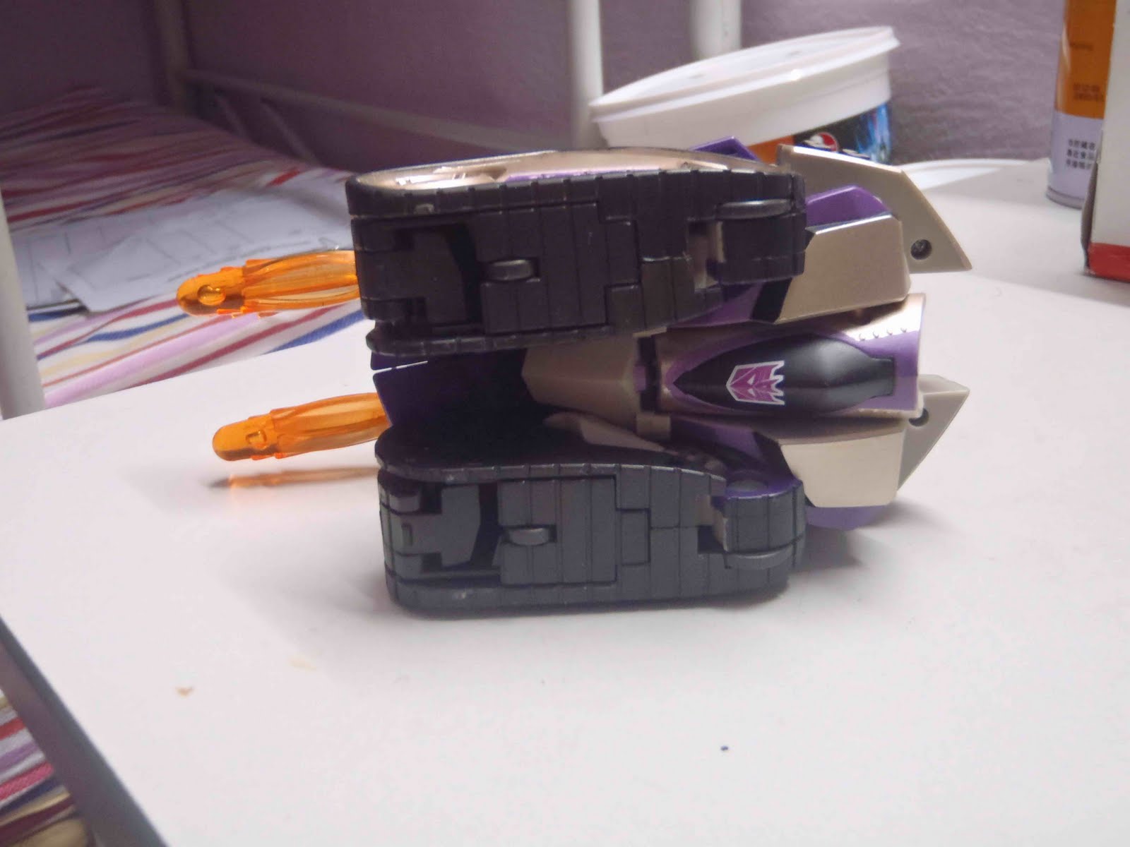 New Planet Cybertron: Transformers Review: Blitzwing (Animated Voyager ...