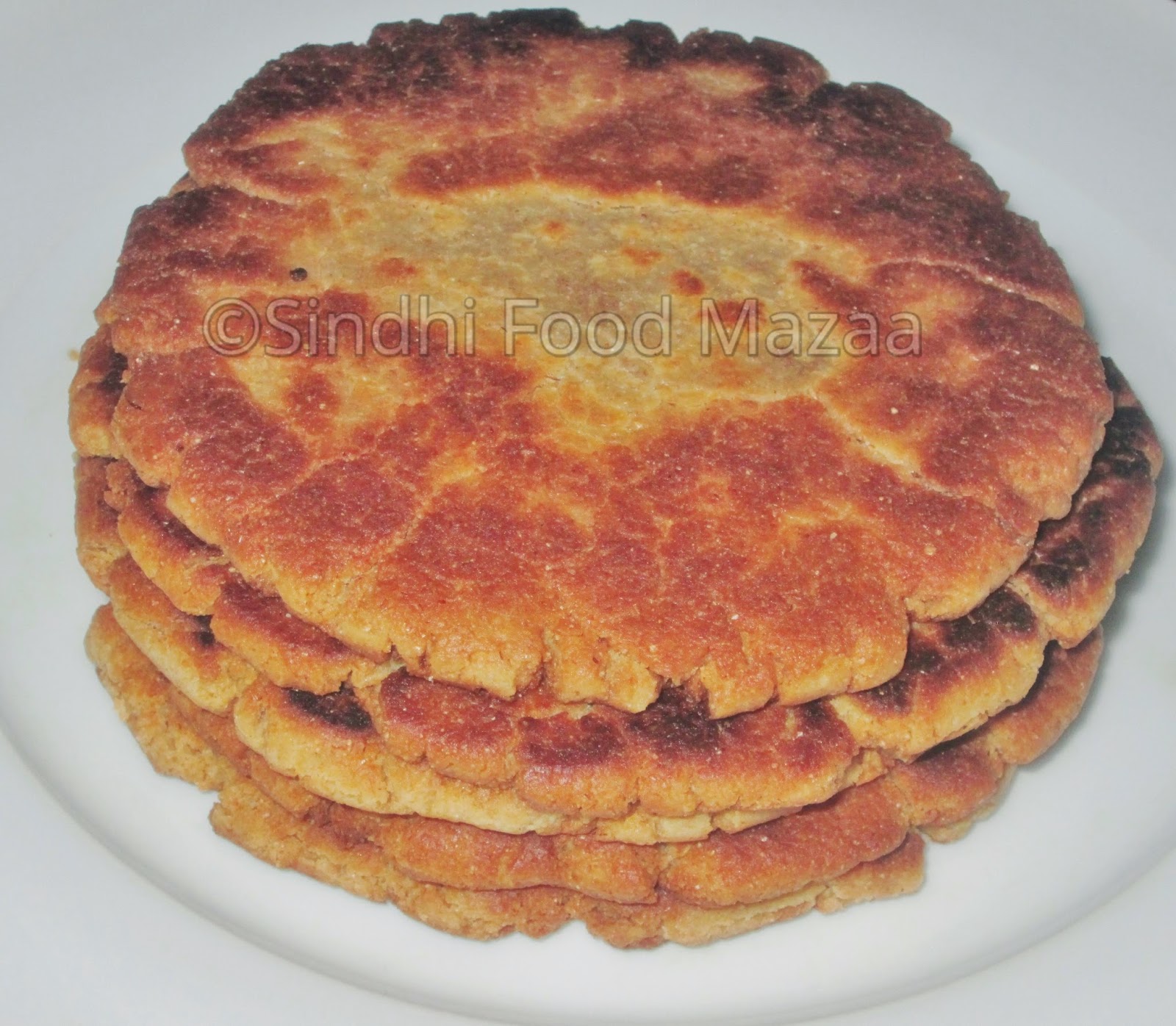 Sindhi Food Mazaa: GUR JO LOLO / SWEET ROTI WITH JAGGERY