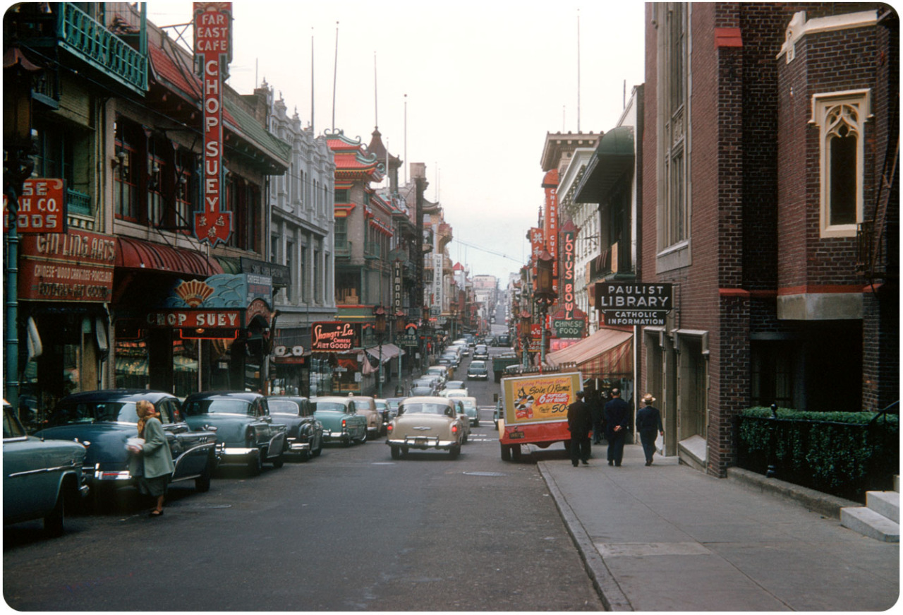 Wonderful Color Photographs of Streets of San Francisco in the 1950s ...