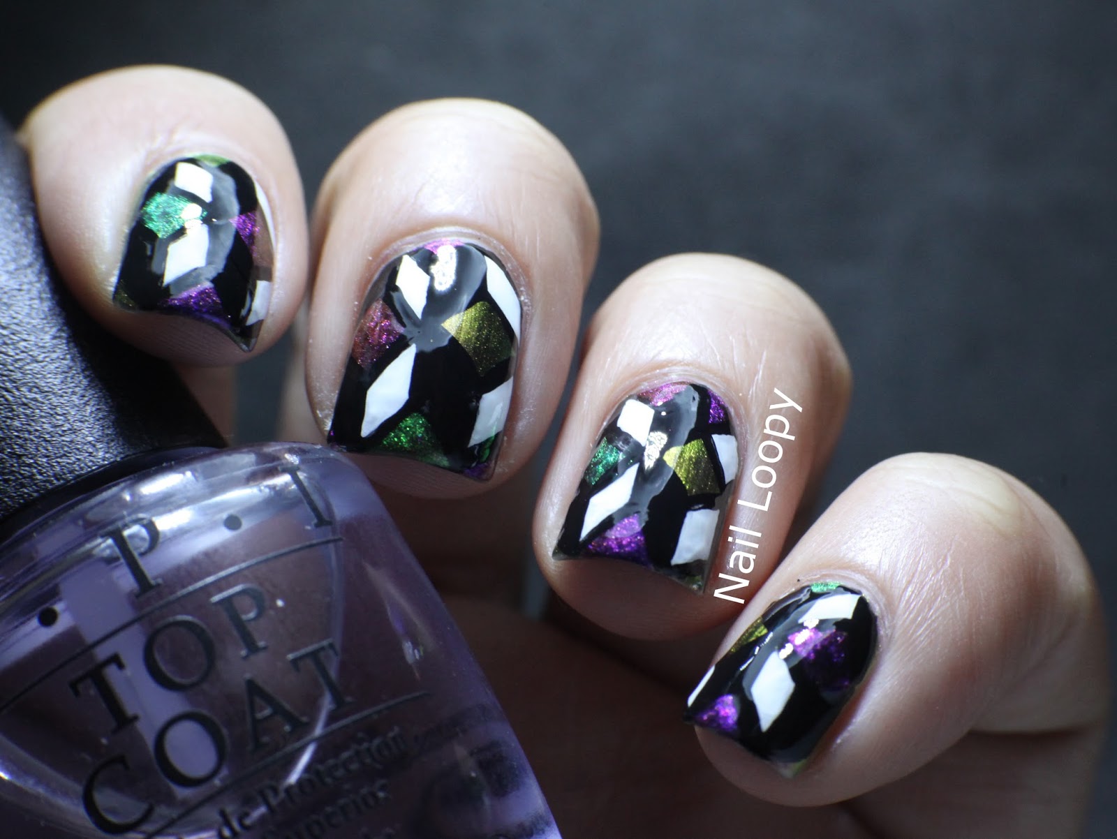 nail loopy: ILNP MULTICHROME 3D CUBE NAIL ART