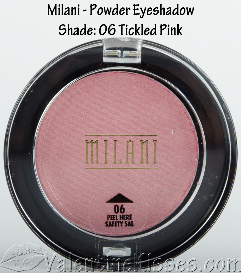 Valentine Kisses: Milani Powder Eyeshadow, 12 shades - swatches, pics ...