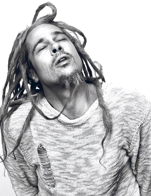 Blog do Angel: Brad Pitt: Dreadlocks , Quiff, Long Hair? What you prefer?
