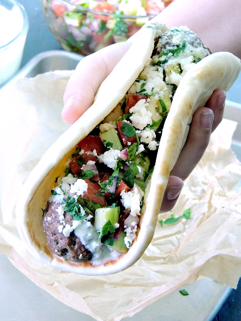 Gyro Meatball Sandwiches | Bobbi's Kozy Kitchen