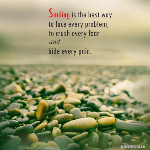 Quotestalk: Smiling Power