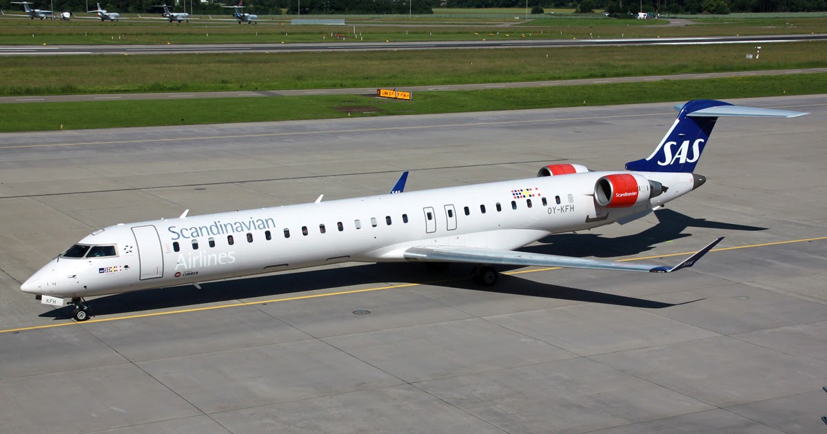 Planes and Trains - Planes 2016: OY-KFH / Bombardier CRJ-900LR / SAS