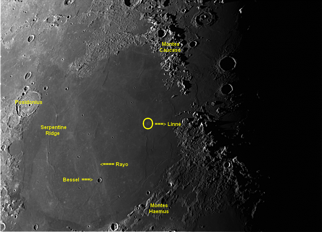 Gasendi, Espacio de Astronomía: MARE SERENITATIS