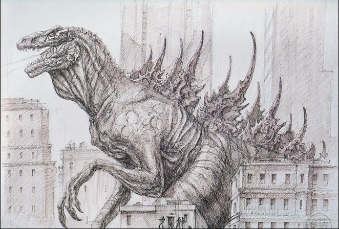 Stunning GODZILLA 1998 Concept Art by Patrick Tatopoulos and More ...