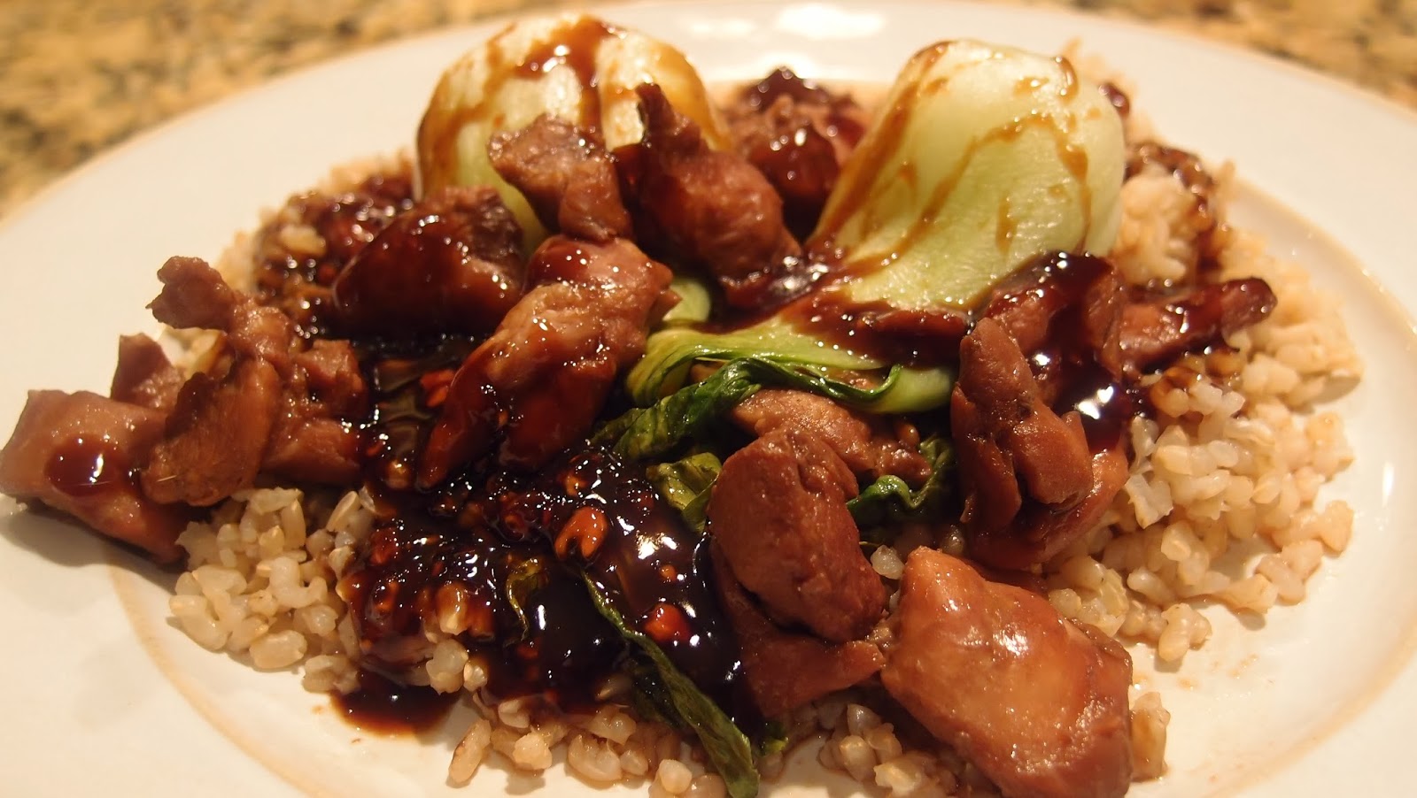 Chinese Chicken and Baby Bok Choy