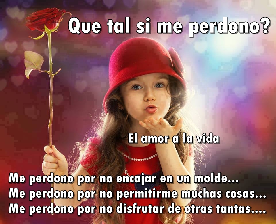 EL AMOR A LA VIDA: QUE TAL SI ME PERDONO?
