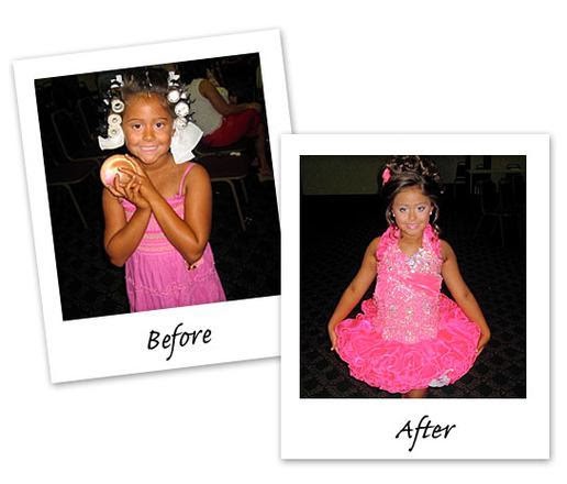 Child Beauty Pageants: Toddlers & Tiaras - Before and After
