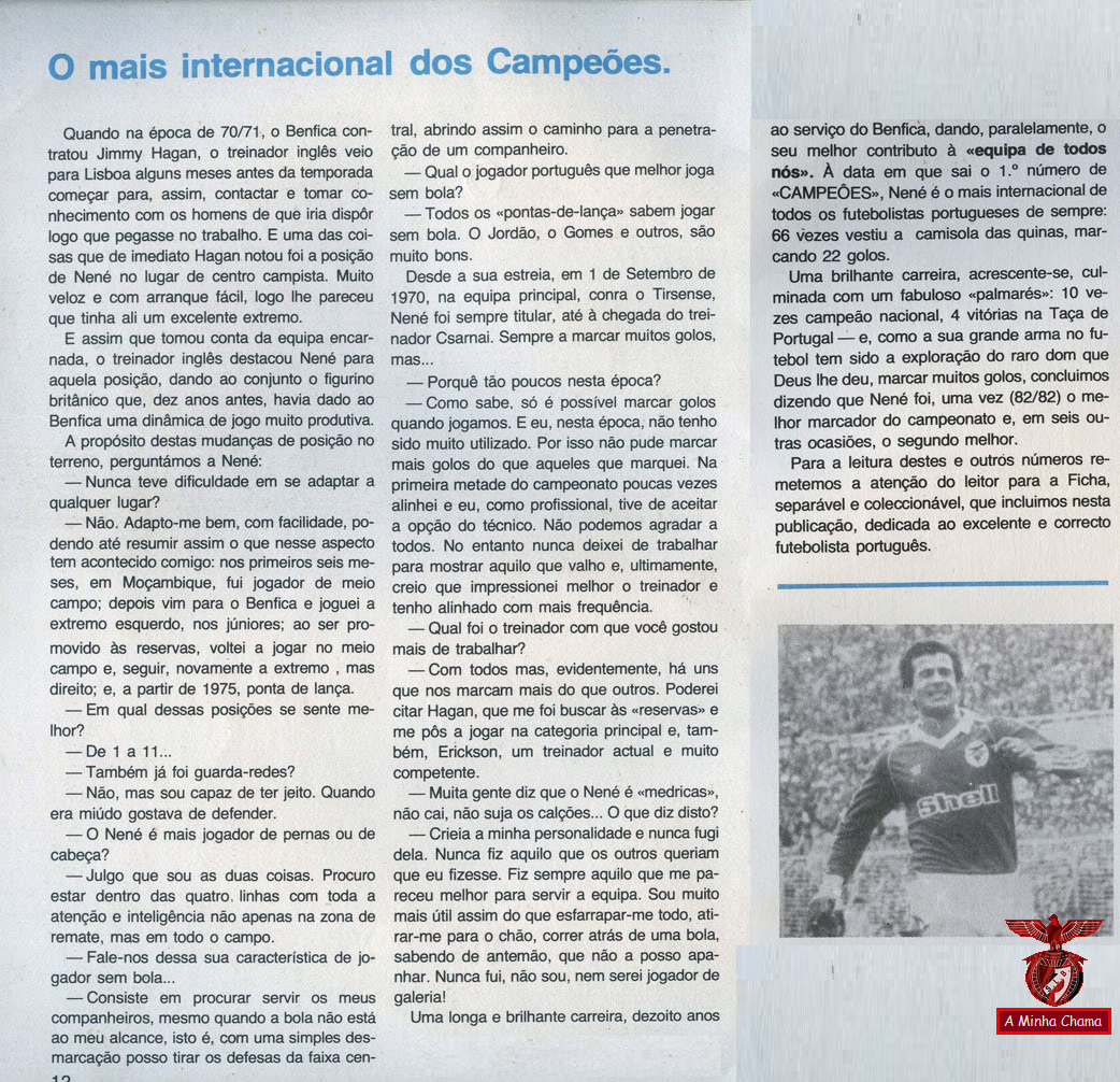 A Minha Chama: Jogadores Imortais: Néné, O Ninja!