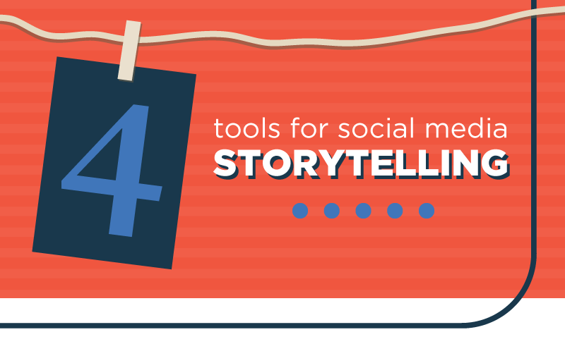 4 Tools for Social Media Storytelling - #Infographic