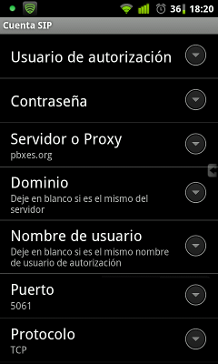 CántaroaFuente: Configurar Sipdroid en Android - Llamada VoIP gratis ...