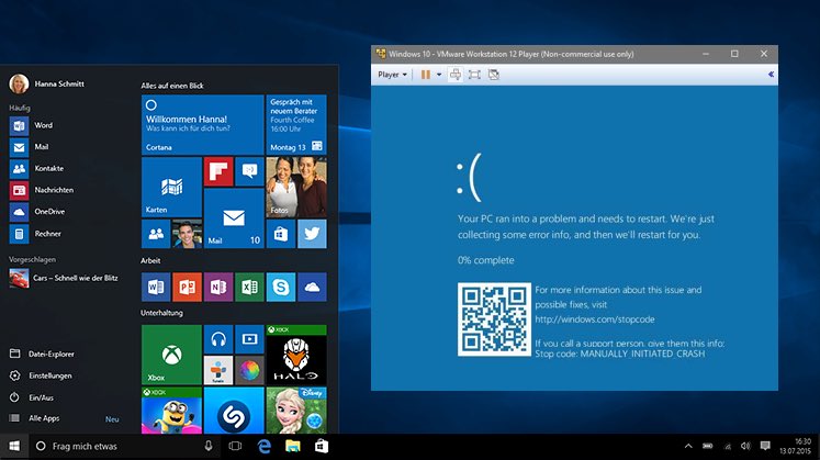 Now Microsoft Adds QR Codes To Windows 10 Blue Screen of Death ...