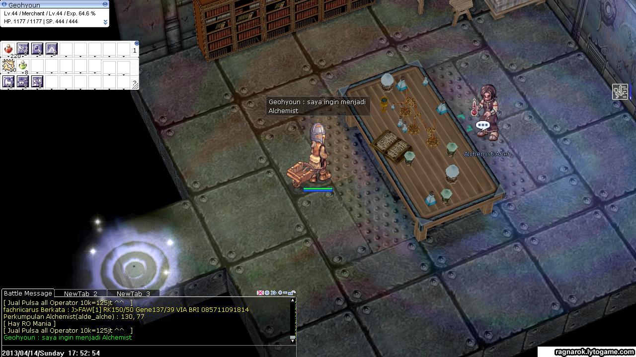 Ragnarok Indonesia Forum: Quest Alchemist