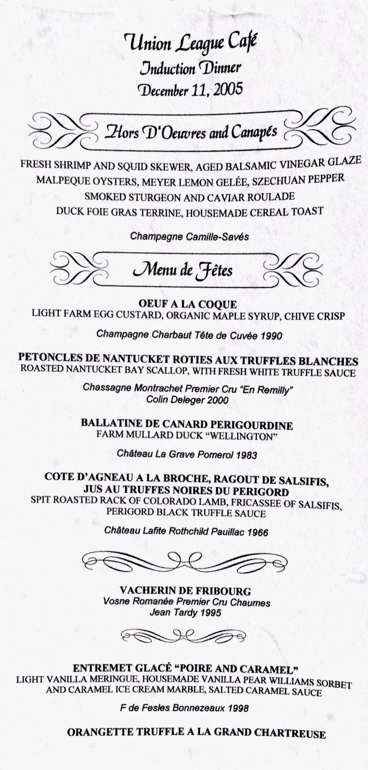 Les Amis Food and Wine: Luce Italian Restaurant Hamden 2005