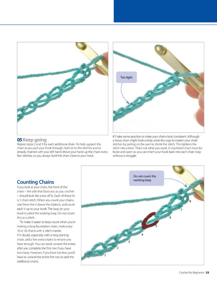 Crochet for beginner magazine | knitting and crochet