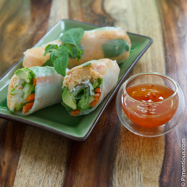 Spicy Crab Springroll | Pimentious
