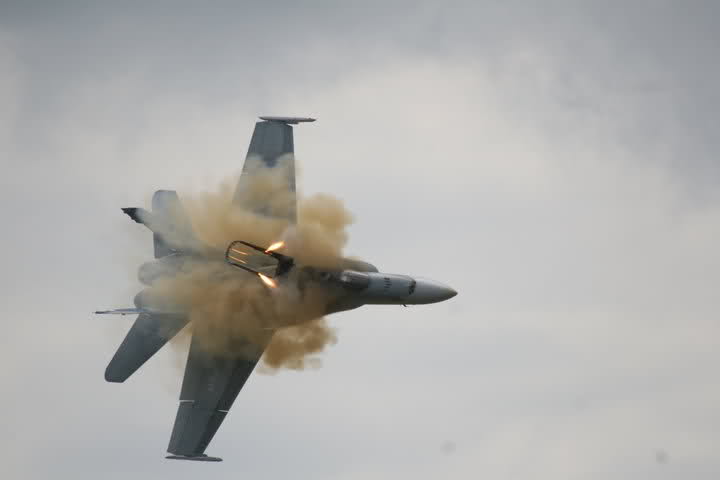 F-18 Ejection / Crash