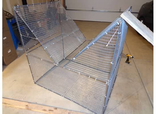 Steve's Hawk Blog: Starling Trap: V Trap