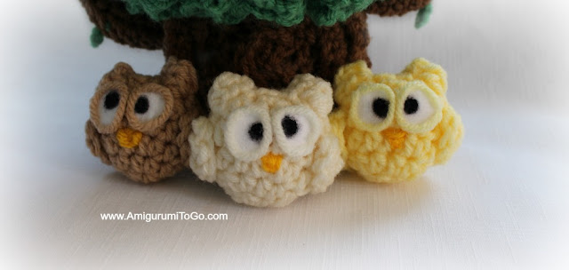 Nugget the Lil' Owl Crochet Mini Owl