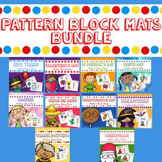 Ms. Moran's Kindergarten: Hands on Math with Winter Pattern Blocks and ...
