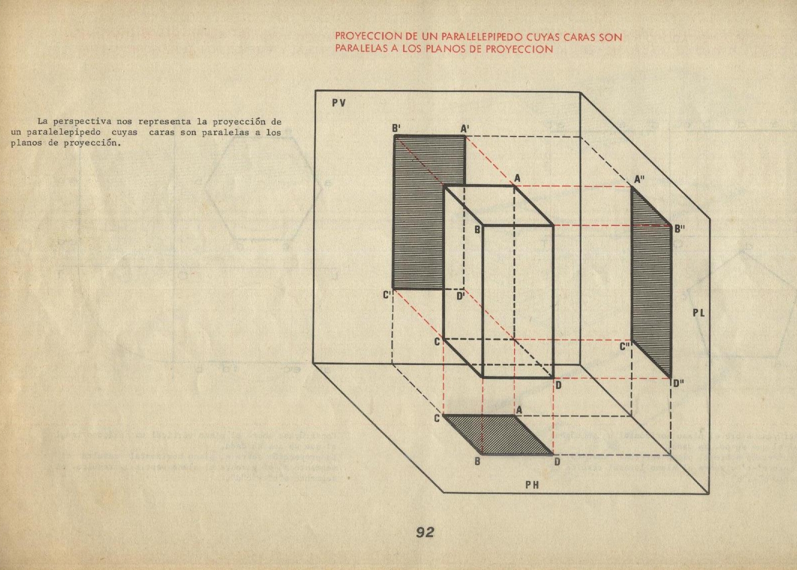 Notas de Dibujo Técnico Para Estudiantes : Proyección de Triángulo ...
