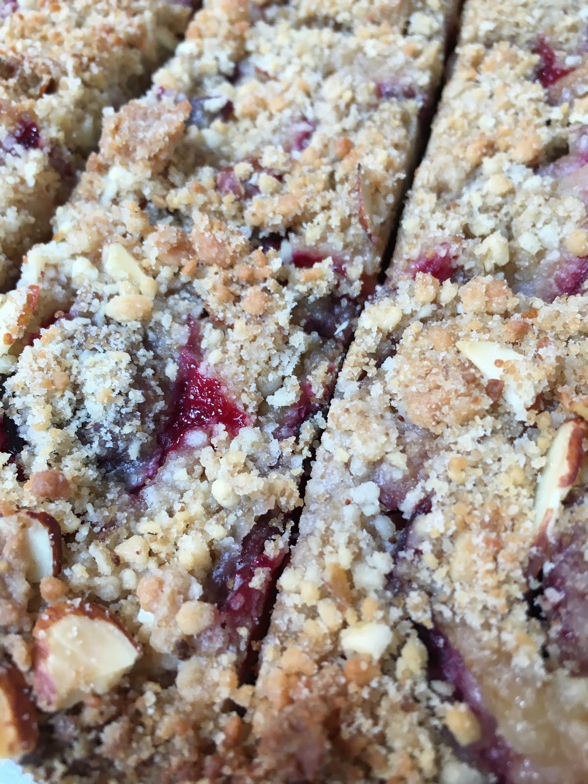 The Cook's Tour: Food.Baking.Travel.: Plum Squares with Marzipan Crumble
