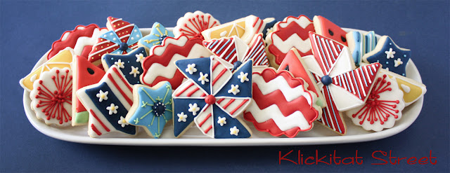 Decorated Pinwheel Cookies