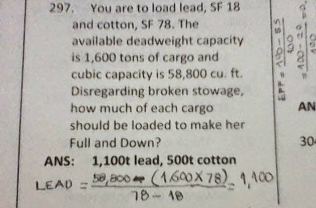 OIC-NW Reviewer Blog: Loading Lead And Cotton Cargo