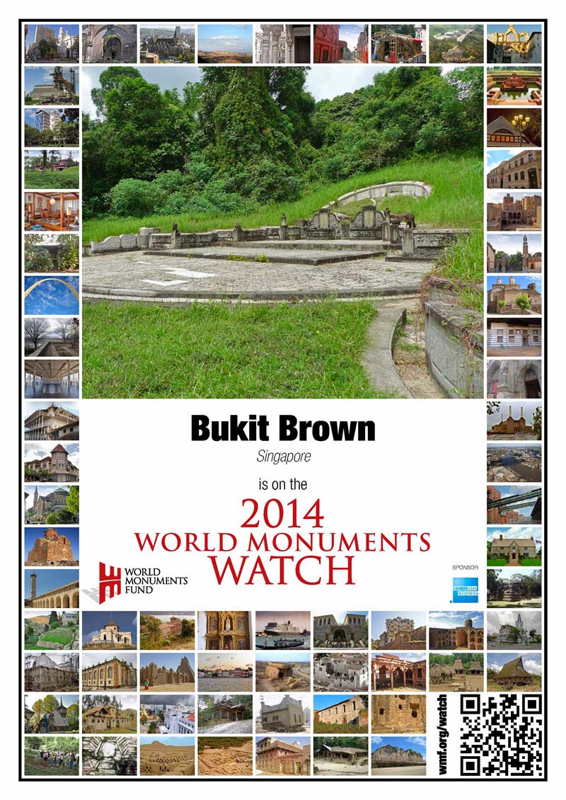 Bukit Brown is on 2014 World Monuments Watch