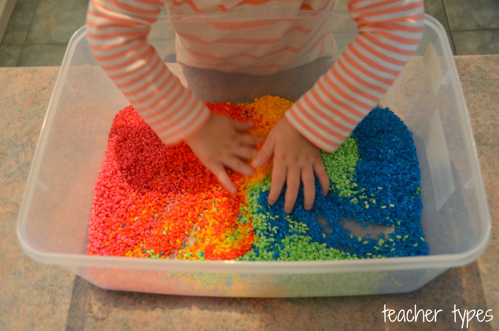 How to make the perfect Rainbow Rice - Teacher Types