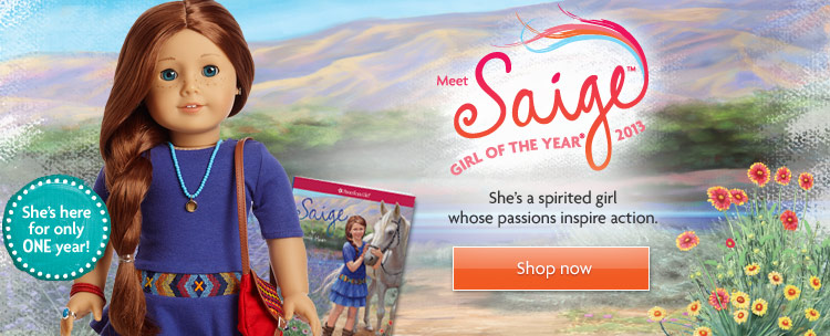 Pretty Lilly an American Girl: Saige - Girl of the Year 2013