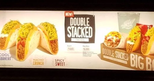 Taco Bell Tests New Double Stacked Tacos | Brand Eating