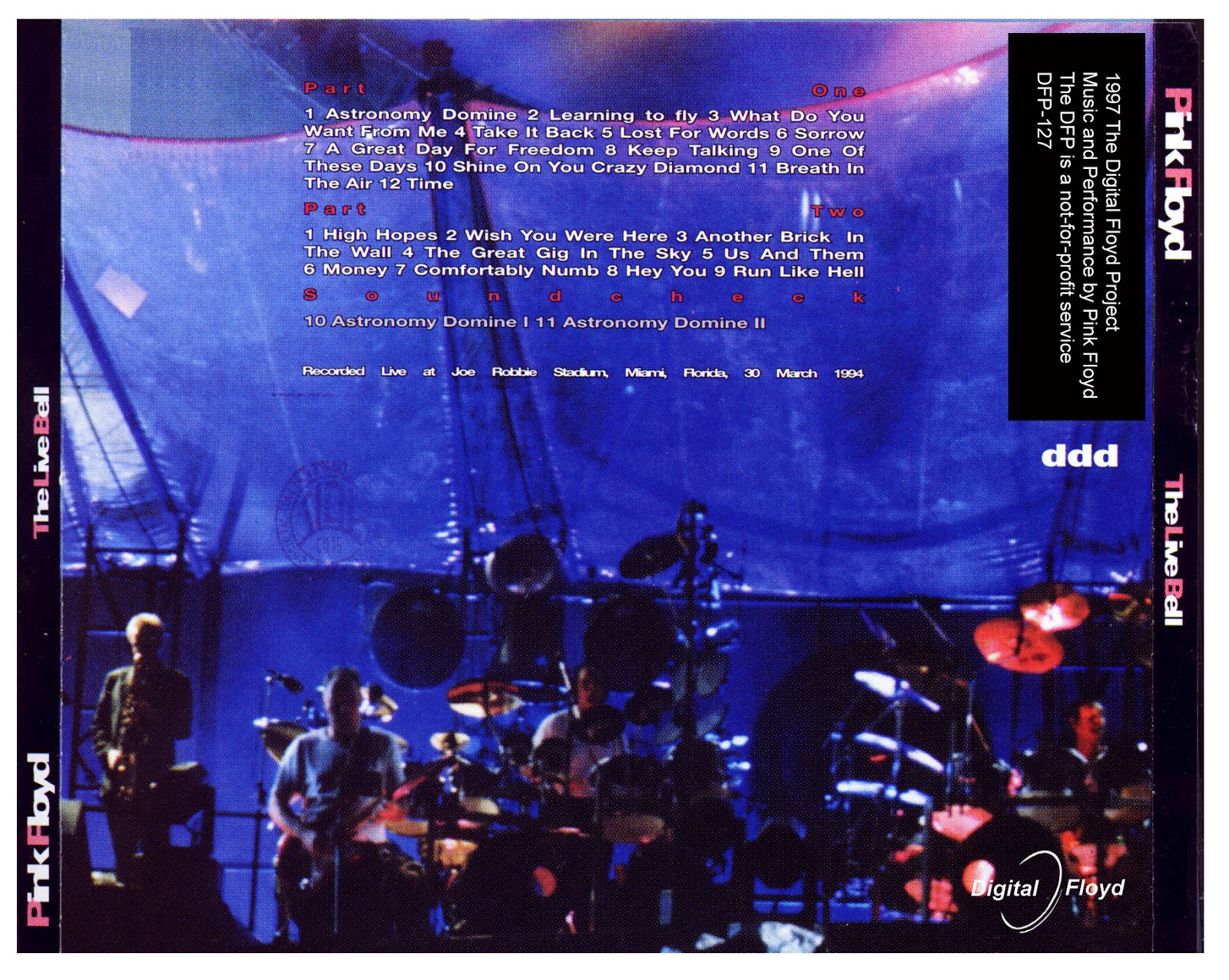 PINK FLOYD BRASIL - Por Victor Sousa: The Live Bell - 30-03-1994