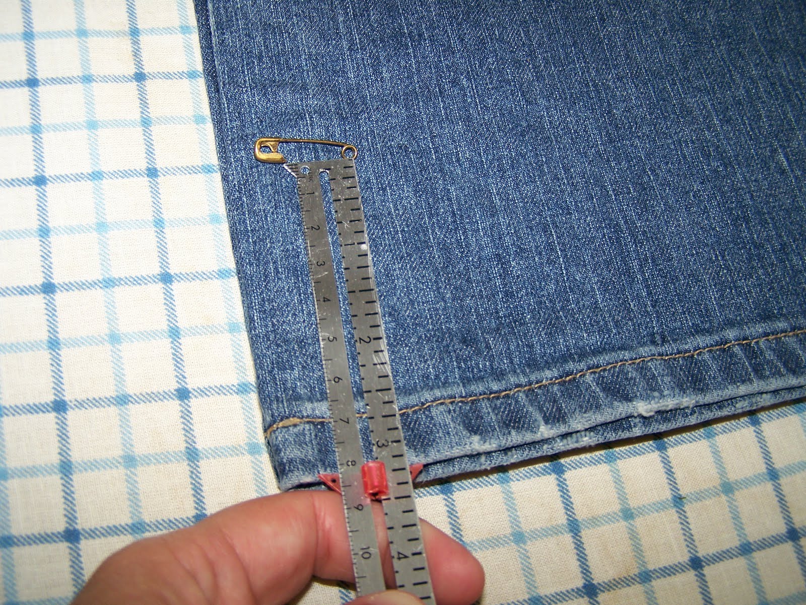 n' stitches designs: Hemming Jeans - A Sewing Tutorial Test Run