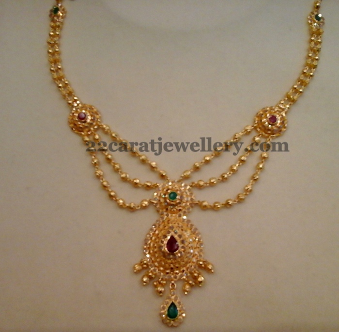 Simple Layers Necklace by SMJ - Jewellery Designs