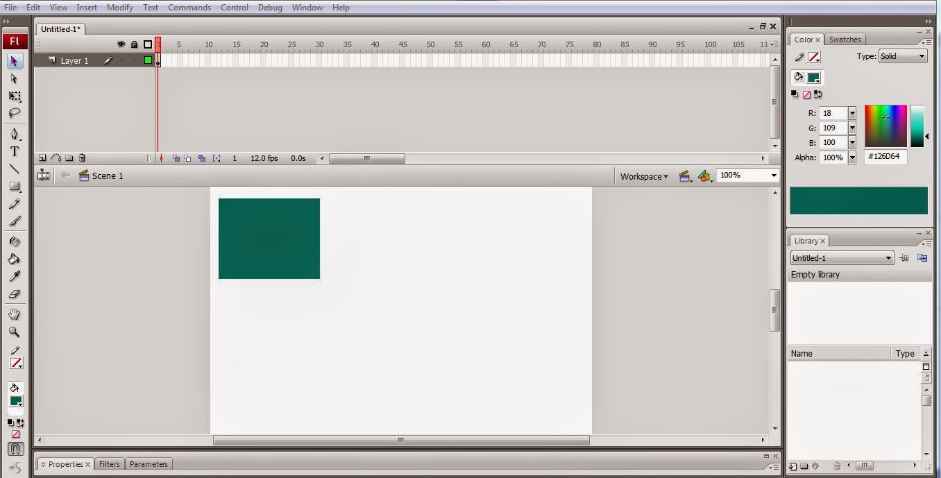 10 Tutorial Multimedia Teknik Shape Tween Pada Adobe Flash 8158