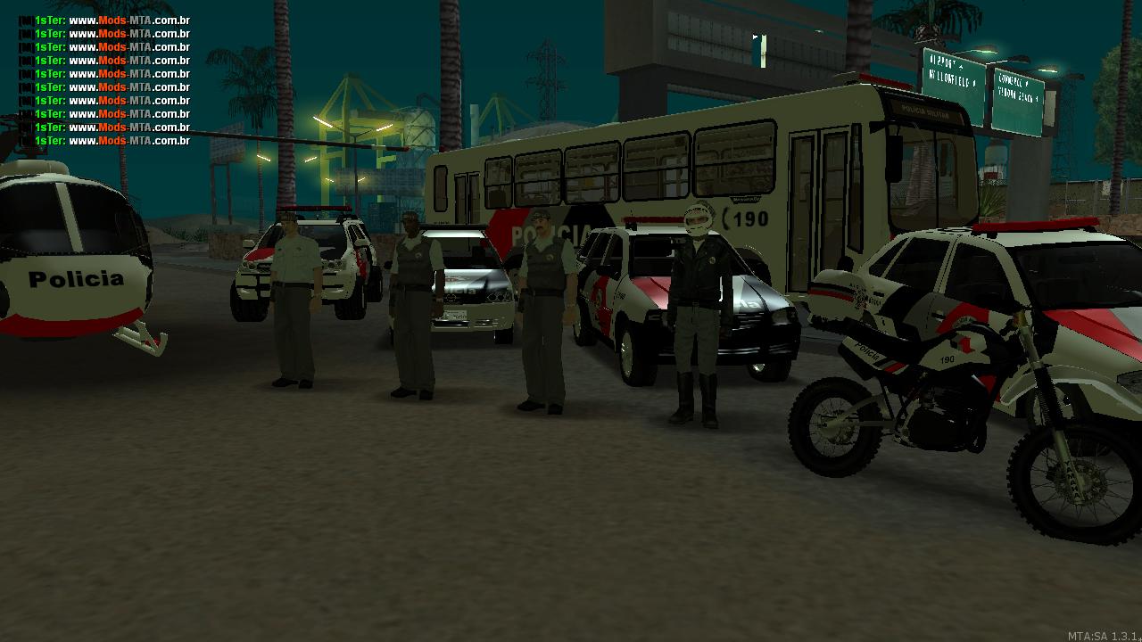 Pack Veículos/Skins Policia Militar - SP - MTA Brasil