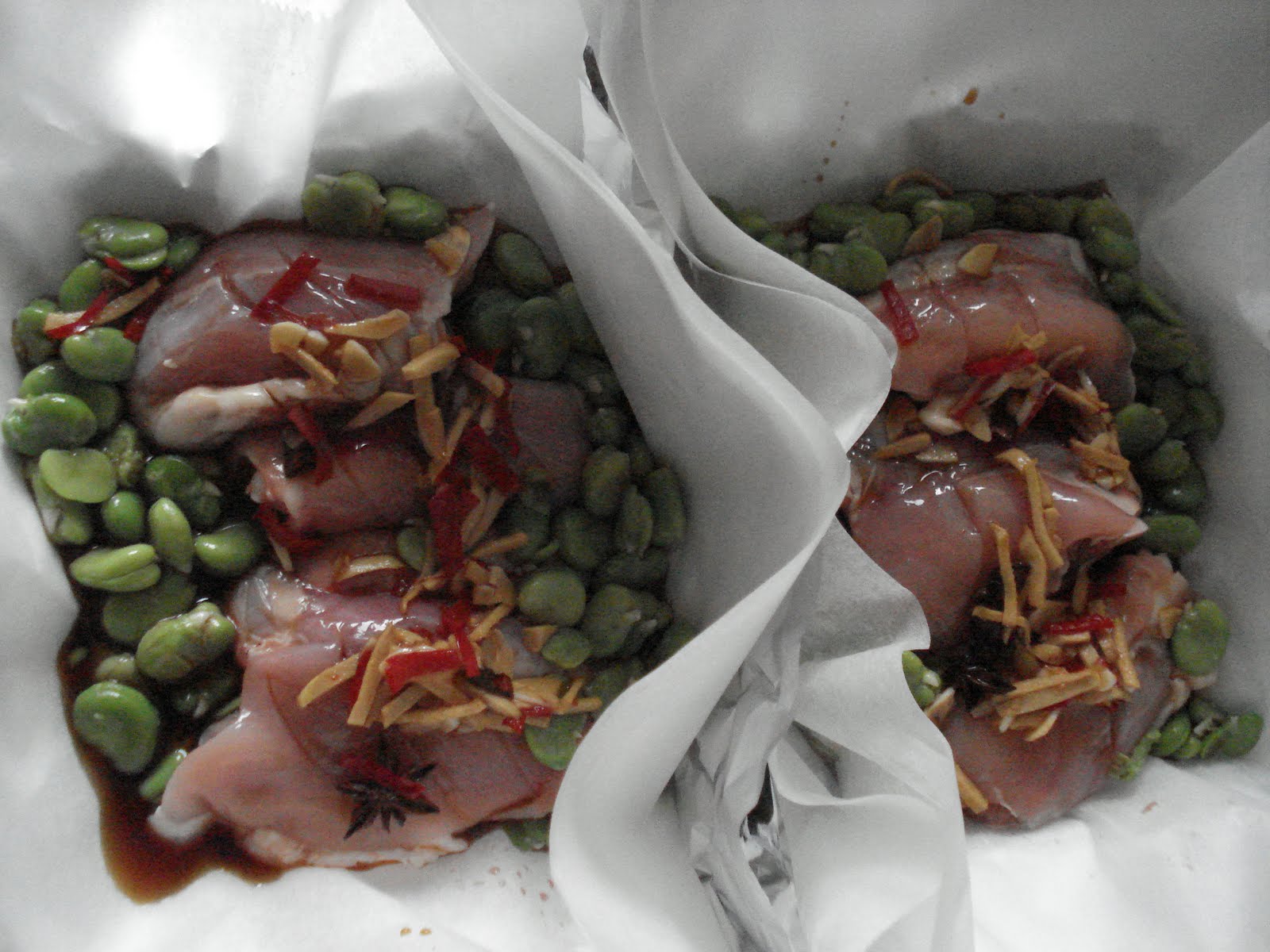 NineHundredandSeventyTwelve Recipes: Asian Chicken Parcels