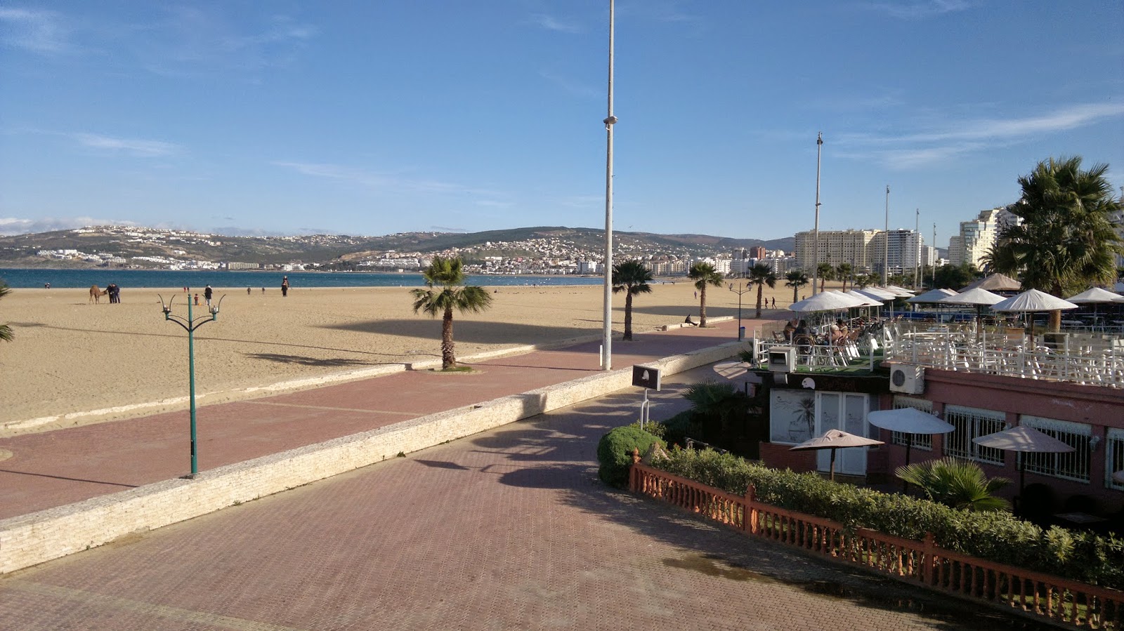 Tangier a beautiful city: Morocco Tangier beach (playa)