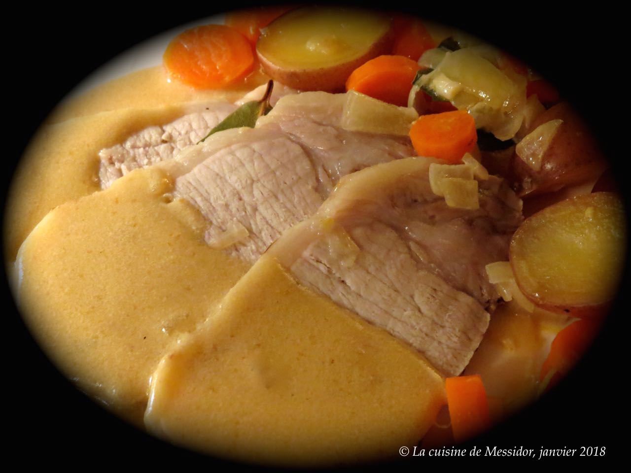 La cuisine de Messidor: Longe de porc au lait