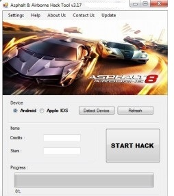 Asphalt 8 Hack