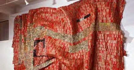 The Visual Arts Studio: Artist of the Week: El Anatsui