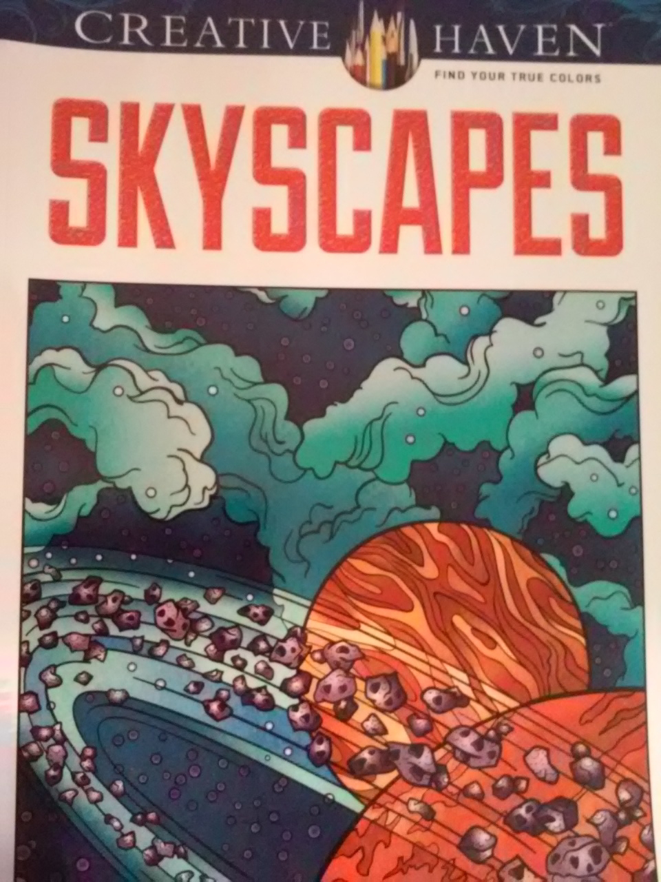 A Heep of Everything: Adult Coloring Book Review: Skyscapes