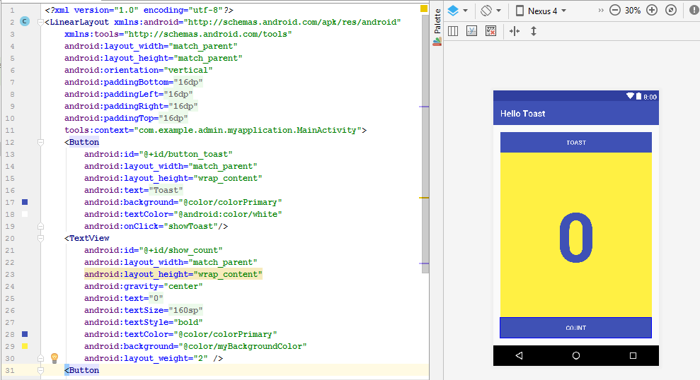 androidengine: Tutorial membuat proyek "Hello Toast" menggunakan Android Studio