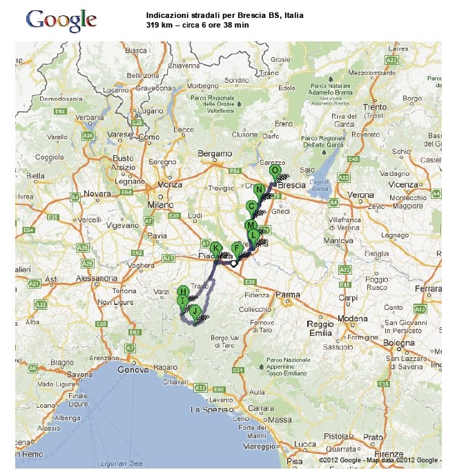 Moto Brescia: Itinerari minimi - Val Trebbia