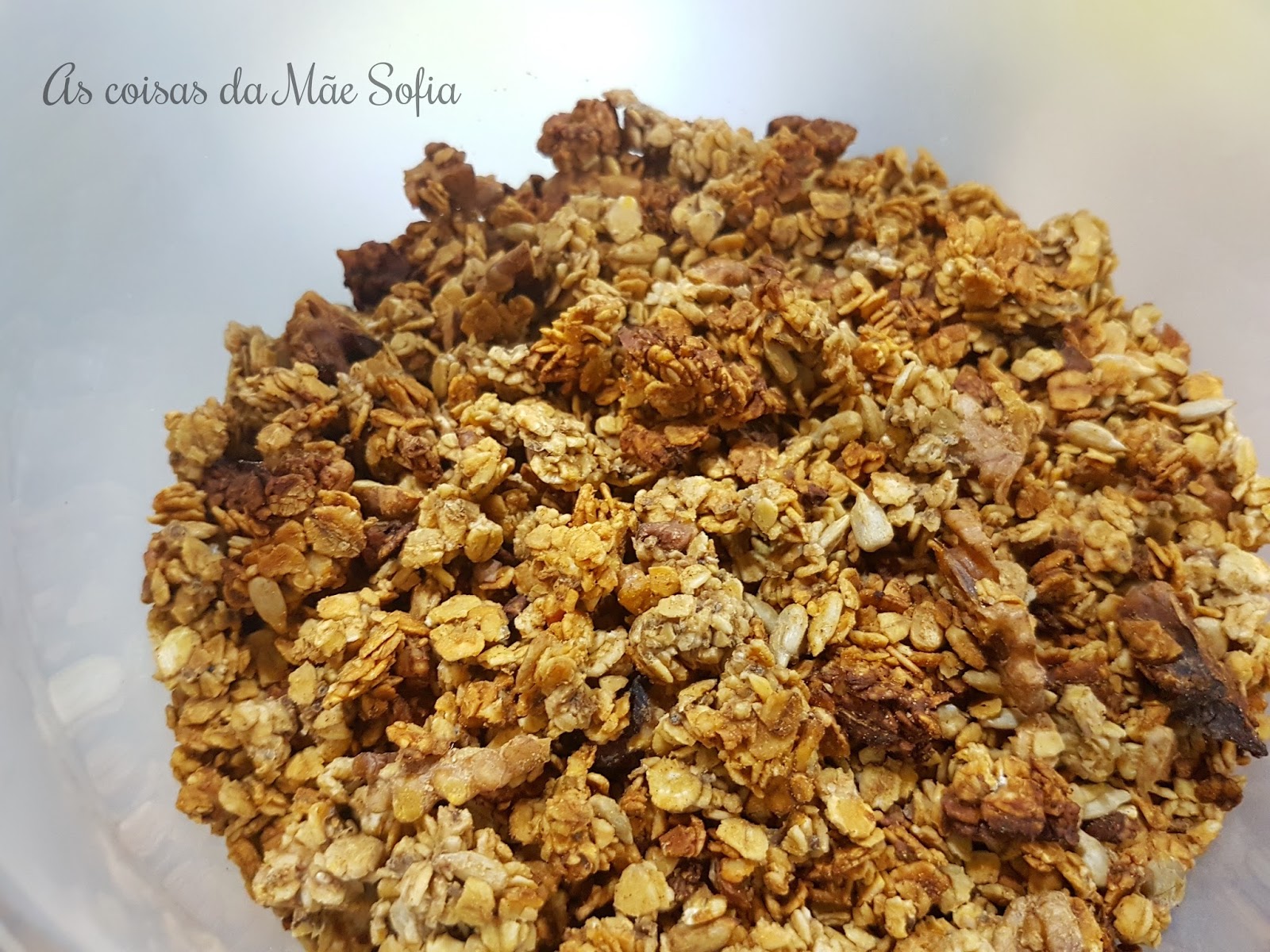Granola de Cevada, Nozes e Canela | As coisas da Mãe Sofia