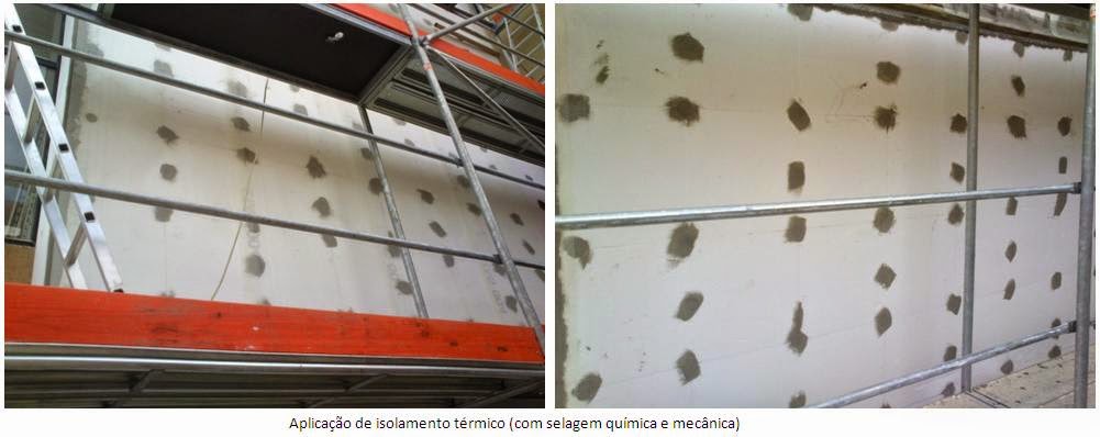 Mentepa - Oficina de Obras: Tratamento de fachadas com sistema capoto