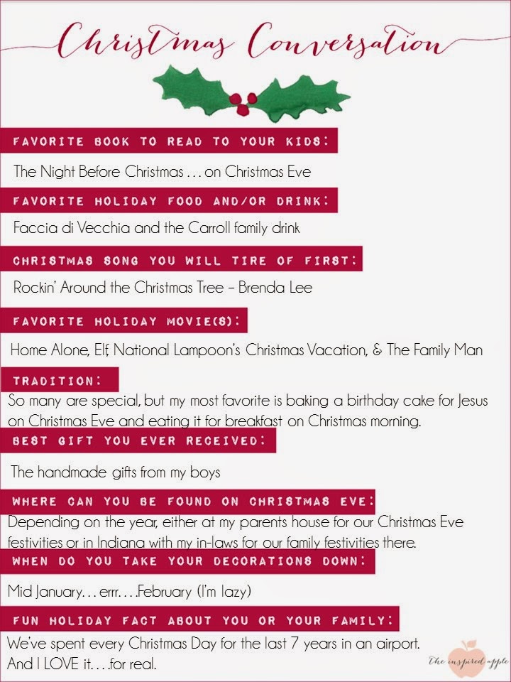 Christmas Conversation - Cara Carroll